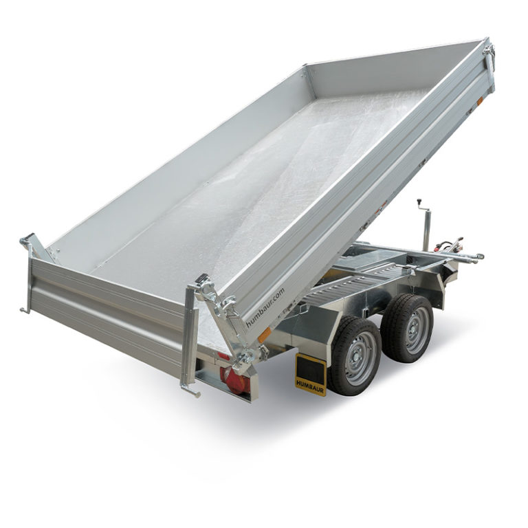 Remorque Tri-benne HTK 2700.31 HUMBAUR - Double essieux, Grand plateau ...