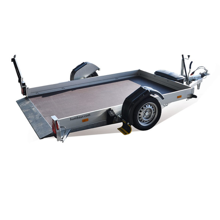 Remorque plateau HKT 152817 S HUMBAUR - Plateforme Senko, Simple essieu ...